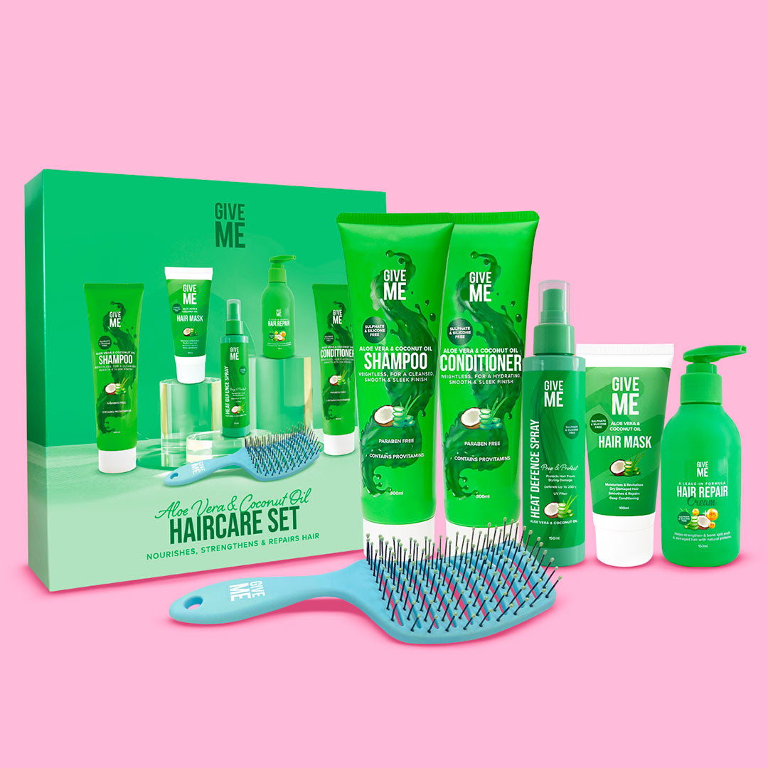 Aloe Vera & Coconut Oil Full Haircare Set – Give Me Cosmetics