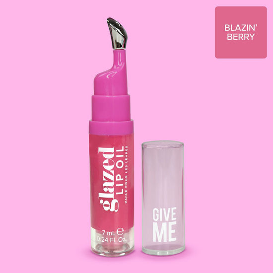 Glazed Lip Oil - Blazin' Berry | Give Me Cosmetics