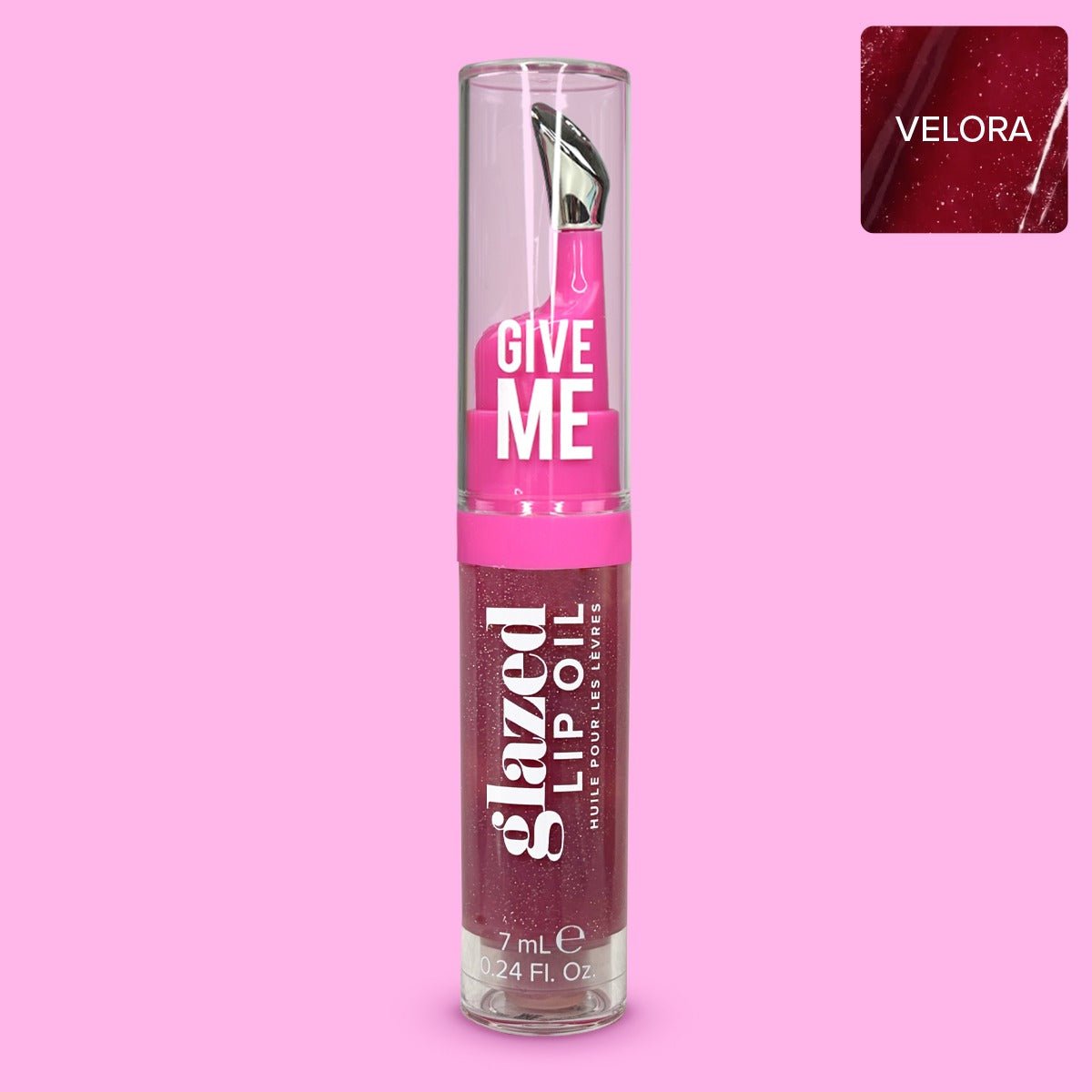 Glazed Lip Oil - Velora | Give Me Cosmetics