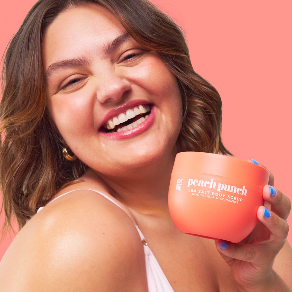 Peach Punch Sea Salt Body Scrub – Give Me Cosmetics