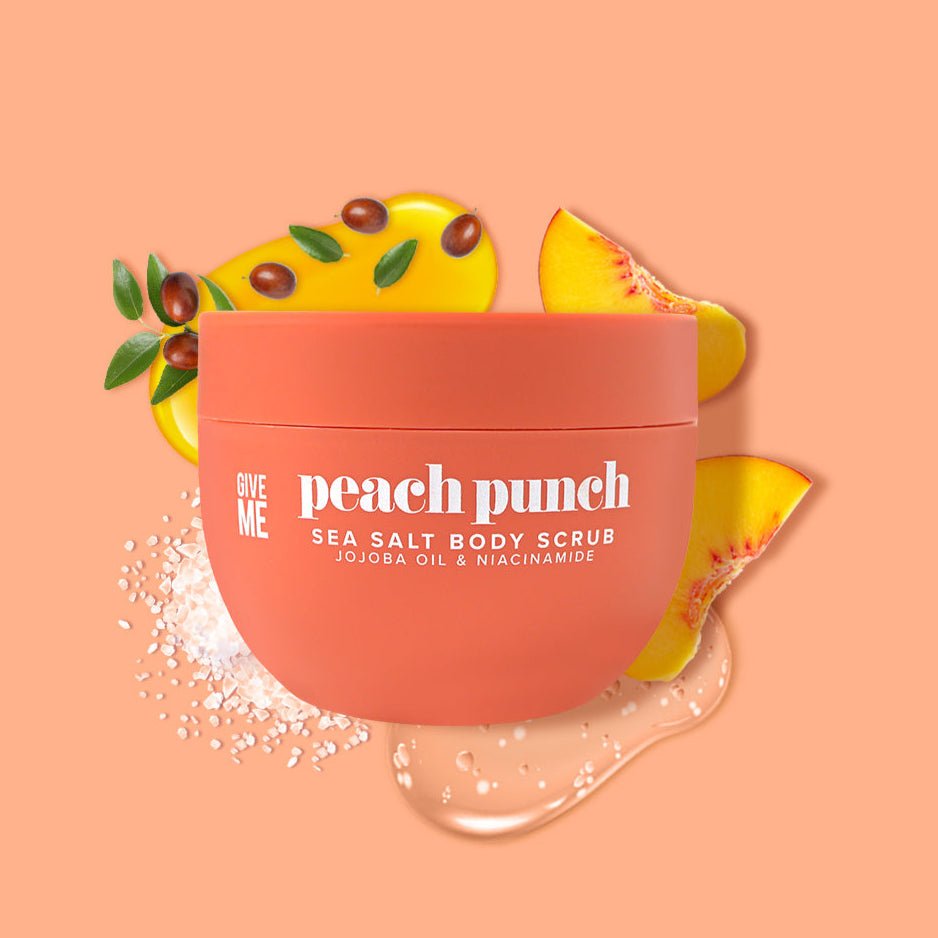 Peach Punch Sea Salt Body Scrub – Give Me Cosmetics