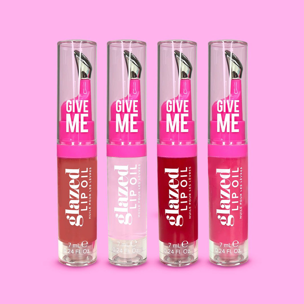 Glazed Lip Oils | Hydrating, Non-Sticky & 18 Glossy Shades – Give Me ...
