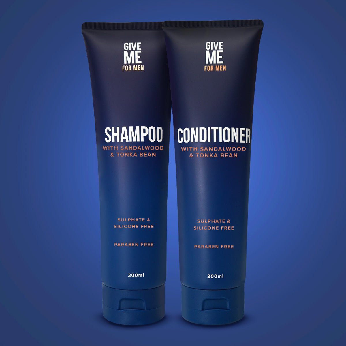 Mens Shampoo & Conditioner | Sandalwood & Tonka Bean | Give Me Cosmetics