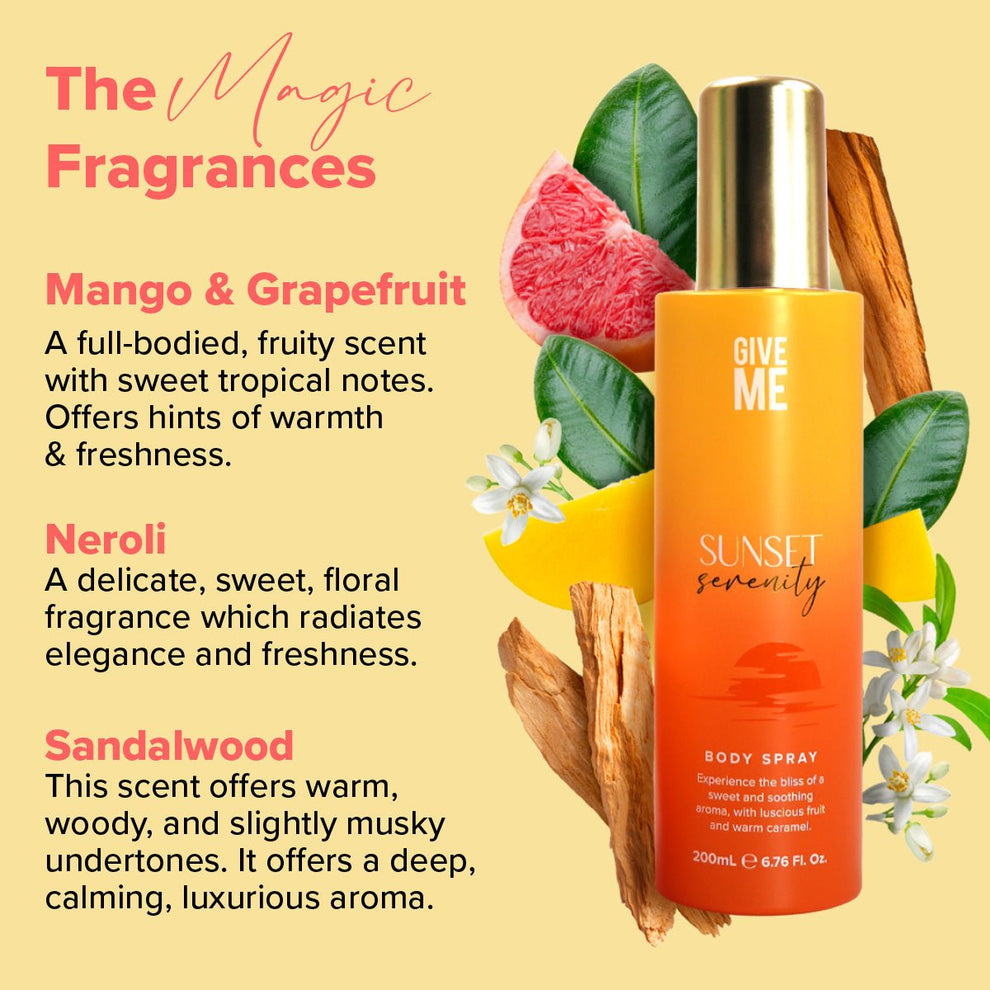 Sunset Serenity Body Spray | Give Me Cosmetics
